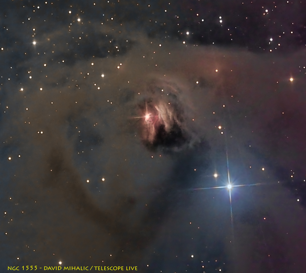 NGC 1555 - Hind's Variable Nebula | Telescope Live
